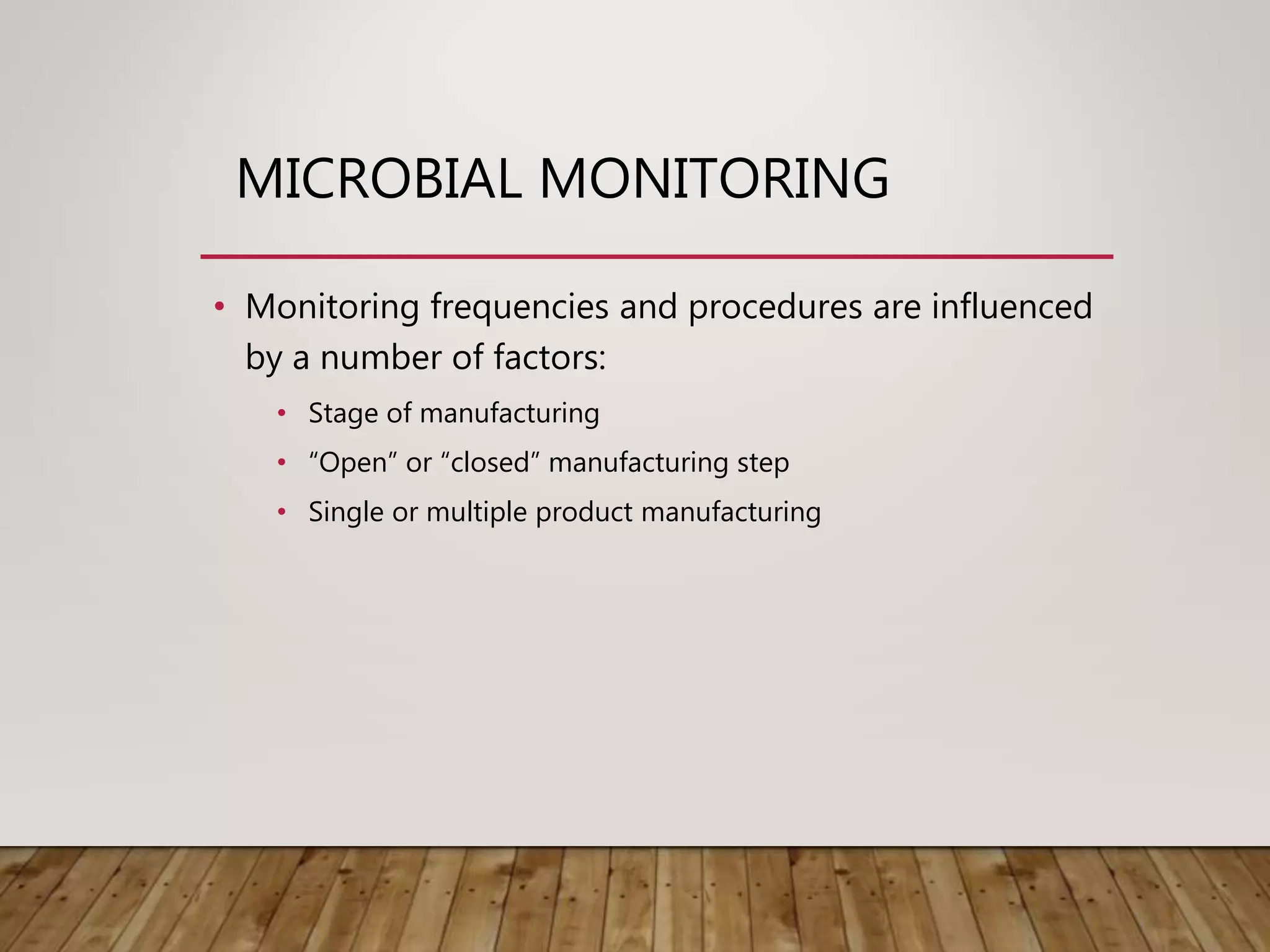 Control on Cleanroom Environmental Monitoring (Pharmaceutical) | PPT