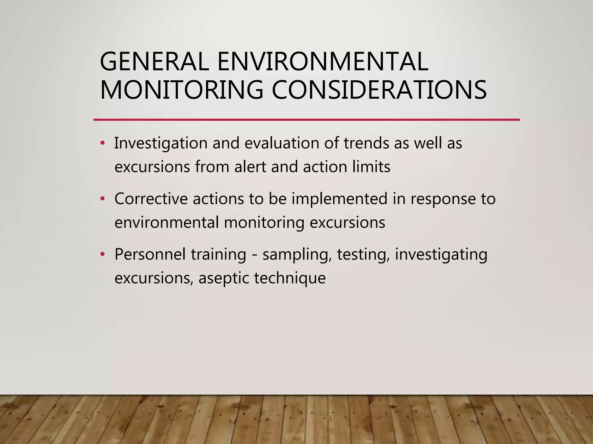 Control on Cleanroom Environmental Monitoring (Pharmaceutical) | PPT