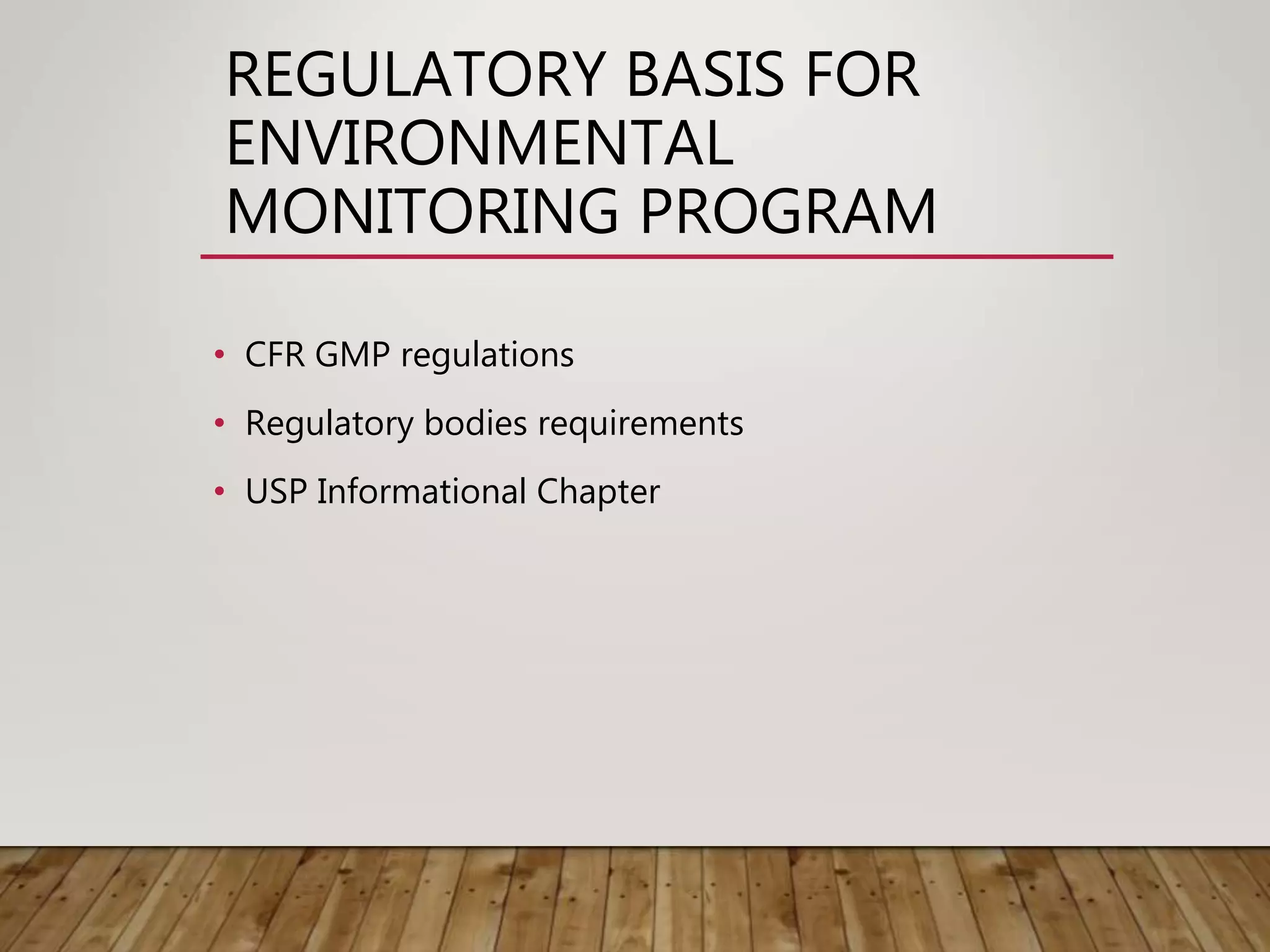 Control on Cleanroom Environmental Monitoring (Pharmaceutical) | PPT