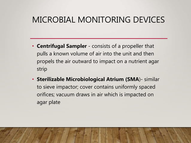 Control on Cleanroom Environmental Monitoring (Pharmaceutical) | PPT