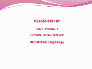 Sree nisha ppt | PPTX