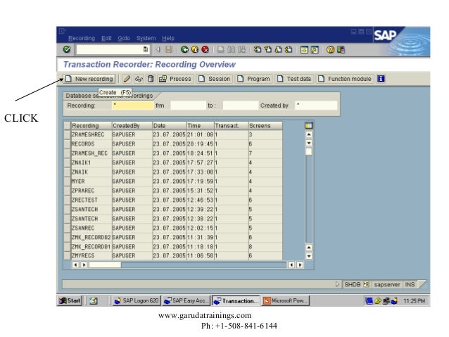 Adding Batch Data Communication On Sap Abap By Garuda Trainings