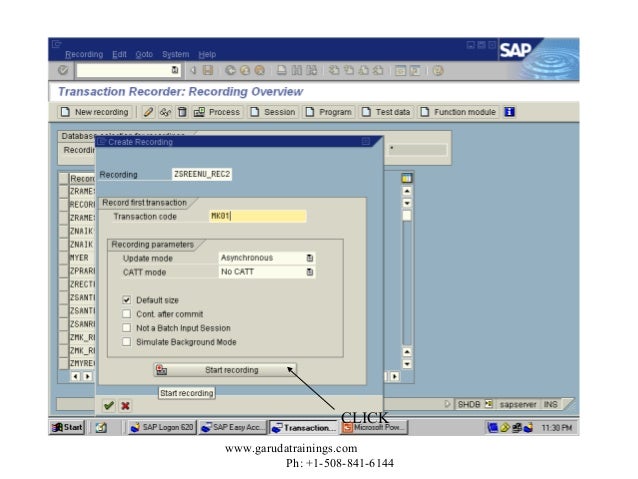 Adding Batch Data Communication On Sap Abap By Garuda Trainings