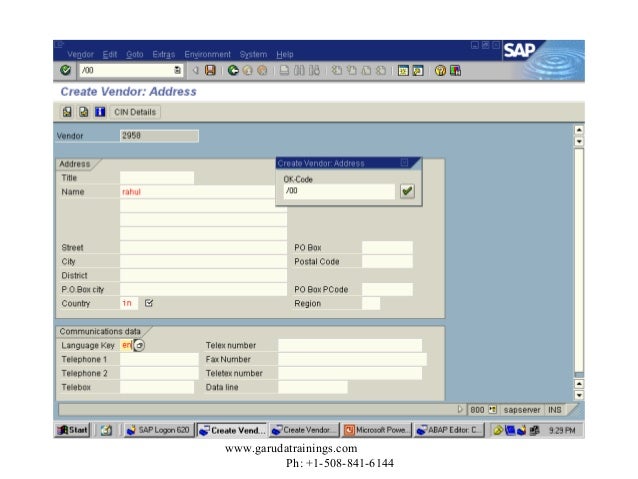 Adding Batch Data Communication on SAP ABAP by Garuda Trainings