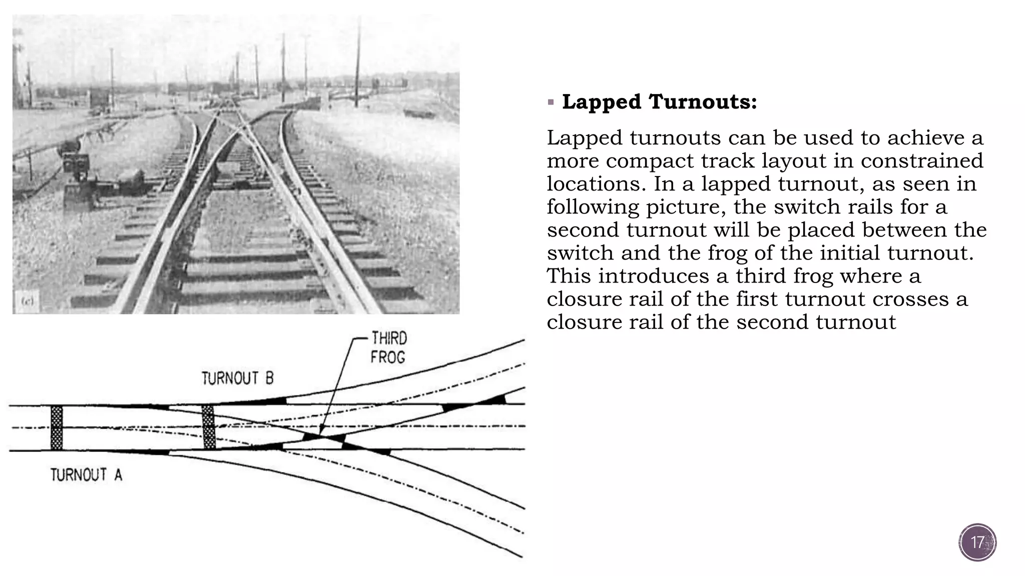 turnouts in railways | PPTX