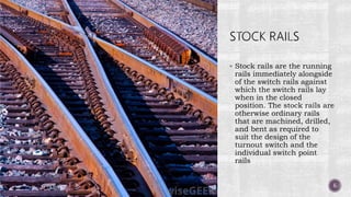 turnouts in railways | PPTX