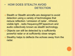 STEALTH technology.pptx | Technology Industry | Industries