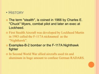 STEALTH technology.pptx | Technology Industry | Industries