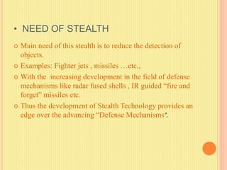 STEALTH technology.pptx | Technology Industry | Industries