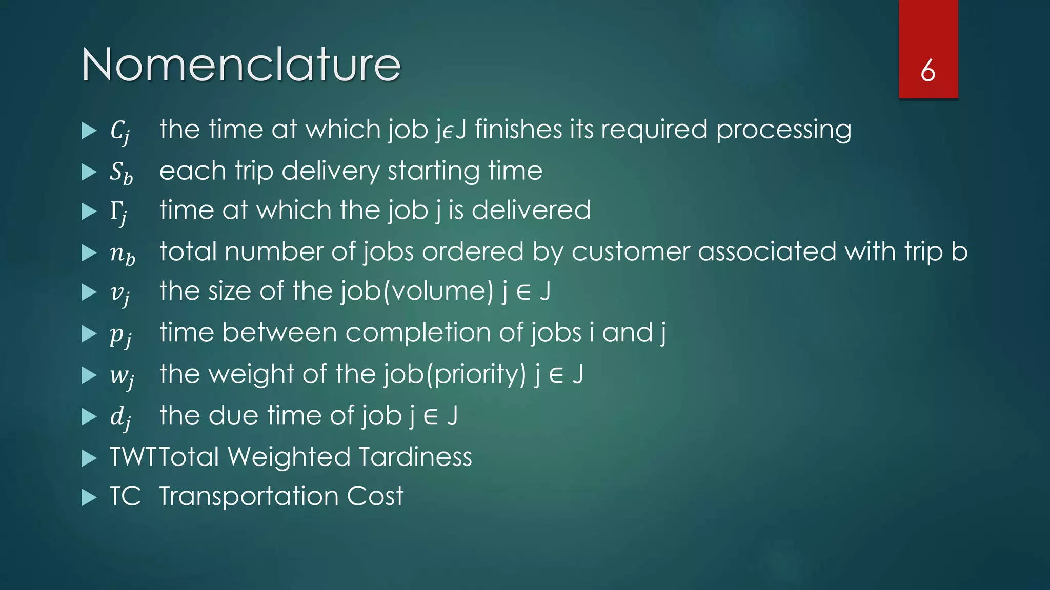 MULTI-OBJECTIVE ANALYSIS OF INTEGRATED SUPPLY CHAIN PROBLEM | PPTX