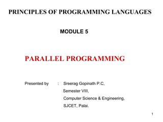 Sreerag parallel programming | PPS