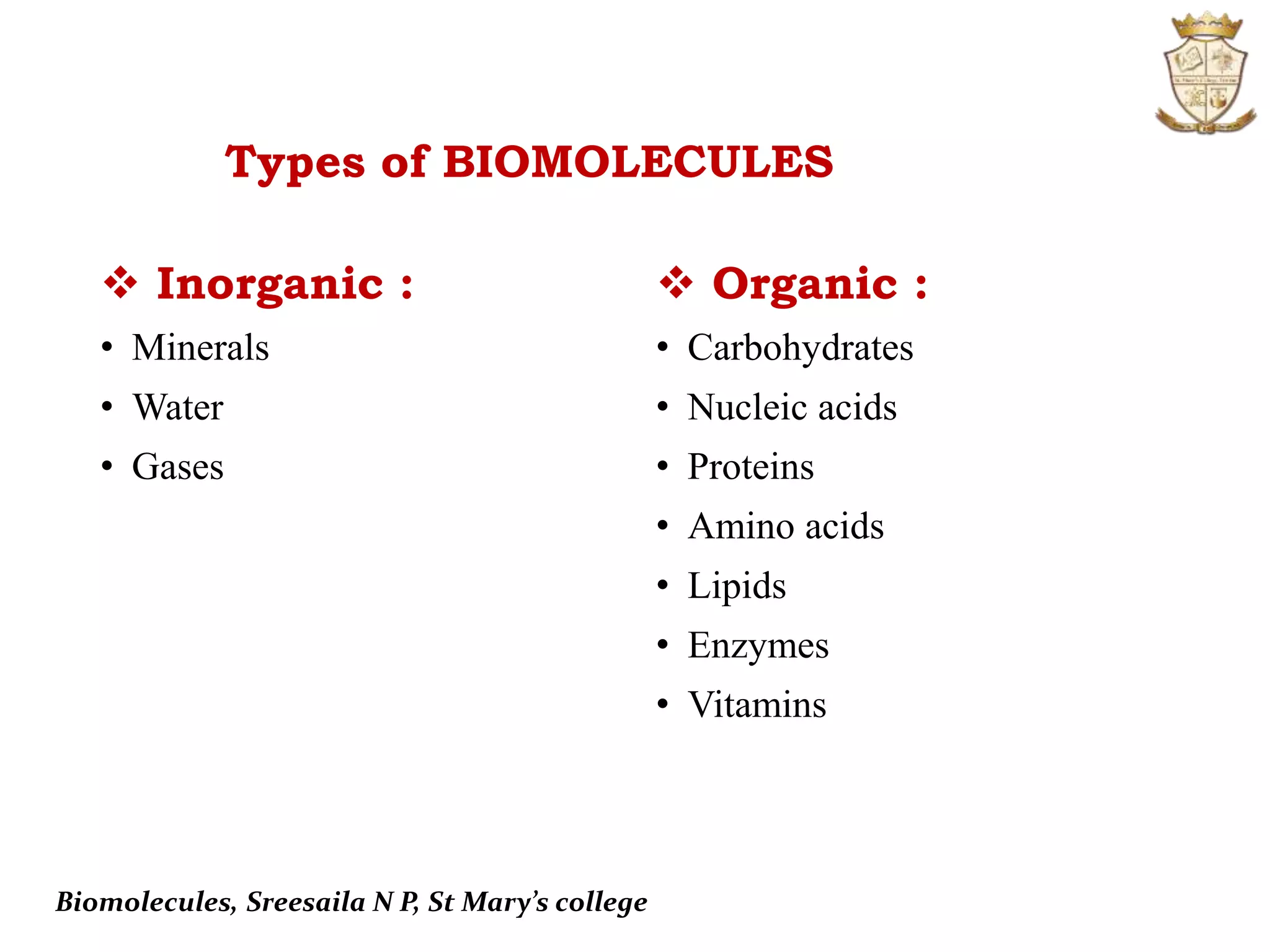 Biotechnology:Biomolecules | PPTX