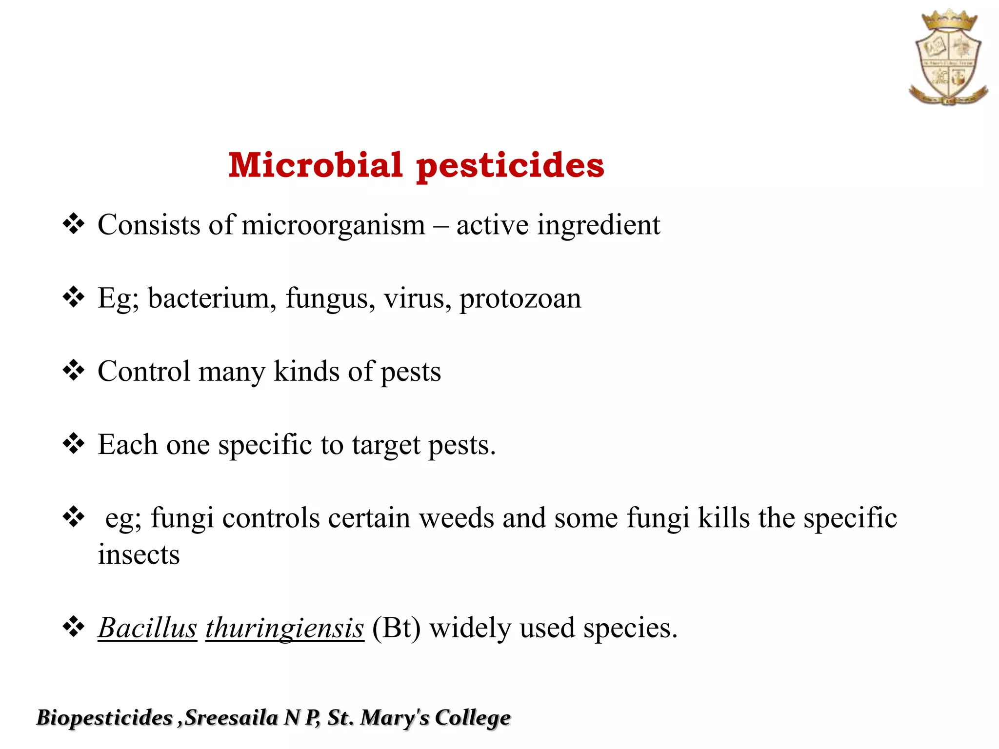 Biotechnology:Biopesticides | PPTX