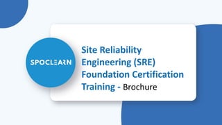 SRE Foundation Training - Brochure.pdf