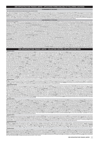 Srei infrastructure bond application form | PDF