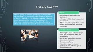 Requirement Elicitation Techniques/Methods | PPT