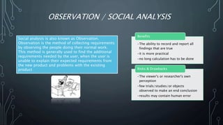 Requirement Elicitation Techniques/Methods | PPT