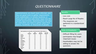 Requirement Elicitation Techniques/Methods | PPT