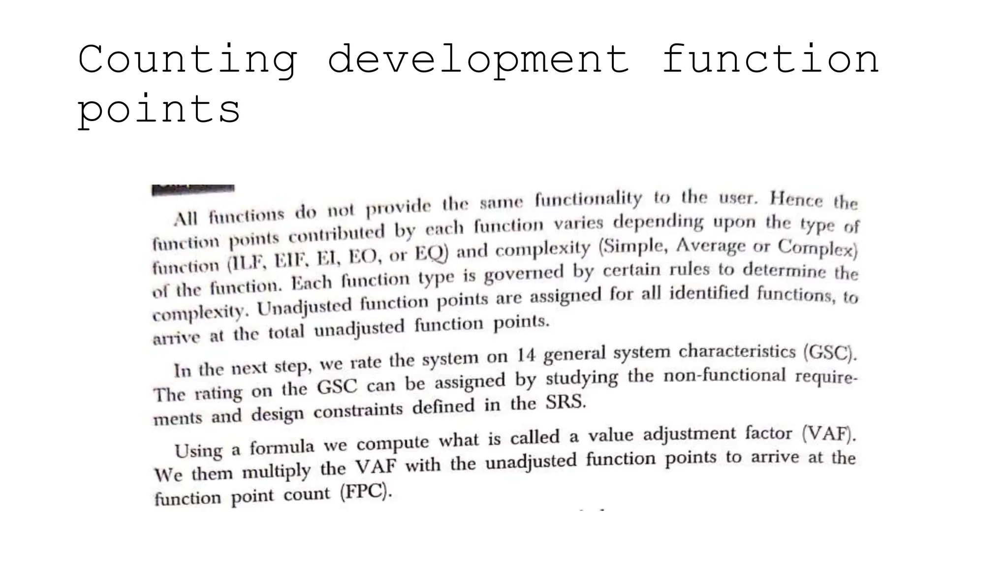 Software Estimation Components Of Software Estimations Estimation Methods Problems Associated