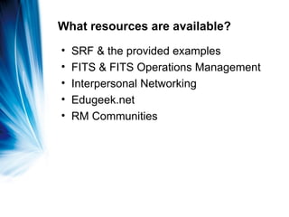 Self Review Framework The ICT Technicians View | PPT