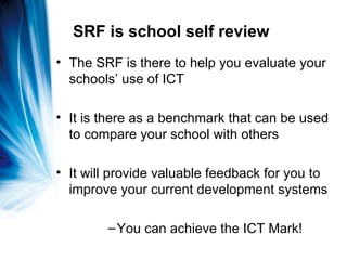 Self Review Framework The ICT Technicians View | PPT