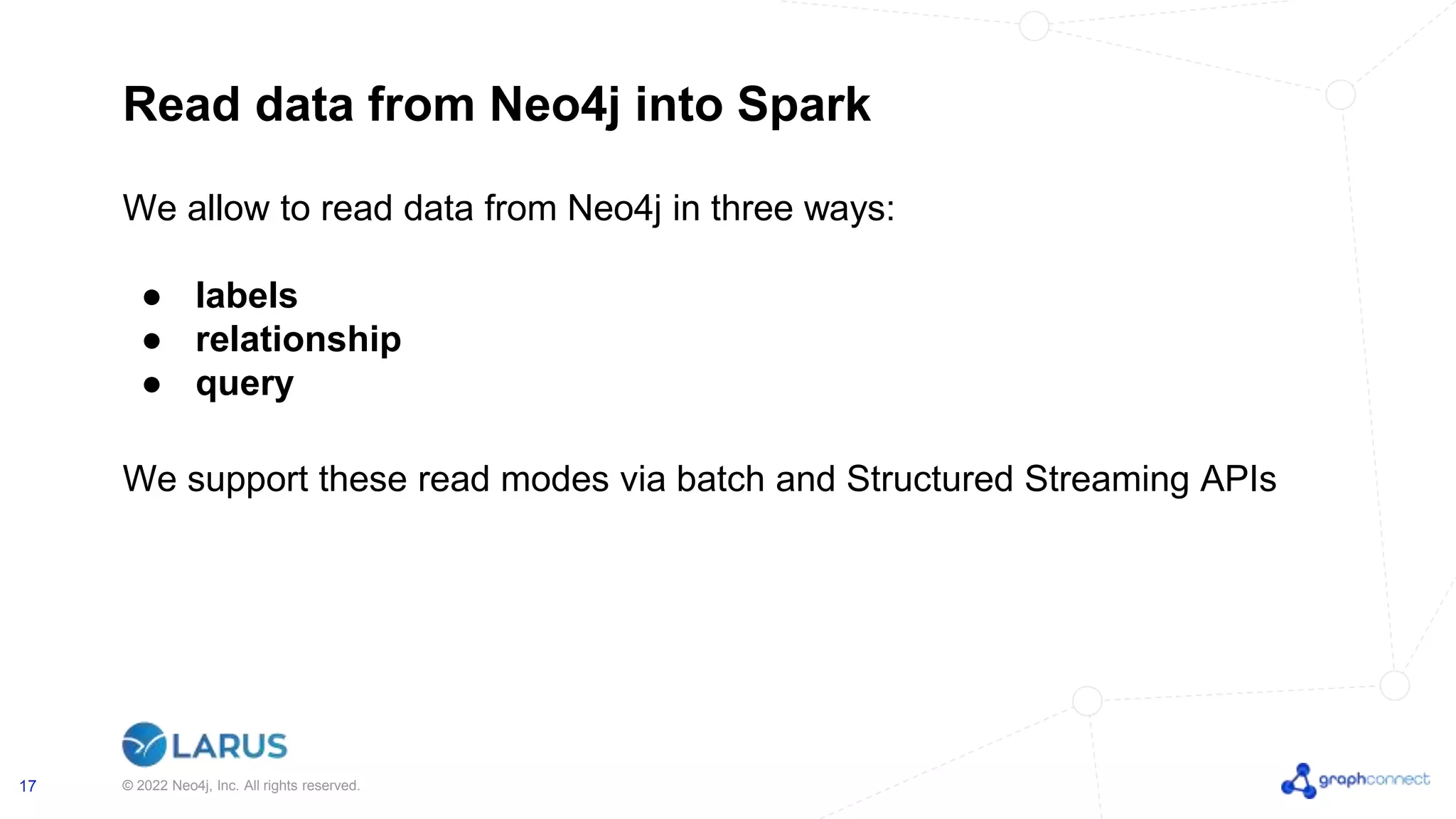 Leveraging Neo4j With Apache Spark | PPTX | Databases | Computer Software and Applications