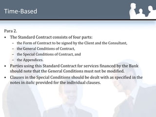 Srfp consultants 6 standard forms of contract | PPTX | Business Banking ...
