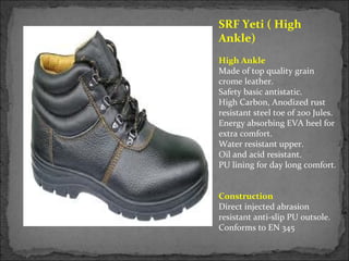 Srf safety shoes | PPT