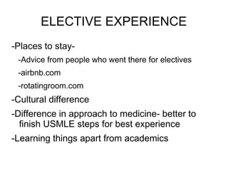 USMLE TALK - SRF MANIPAL | PPT