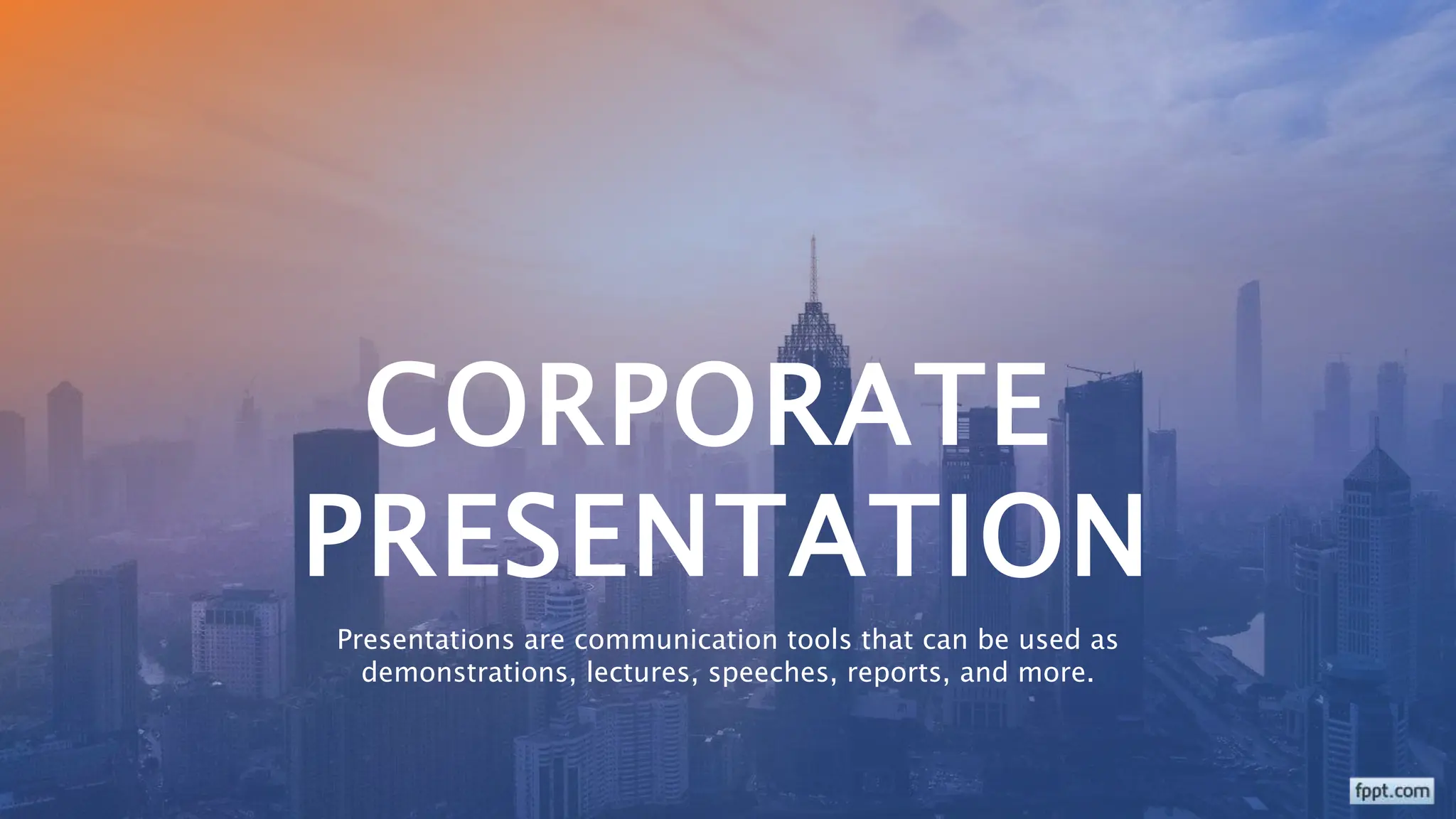 general company overview presentation model | PPT