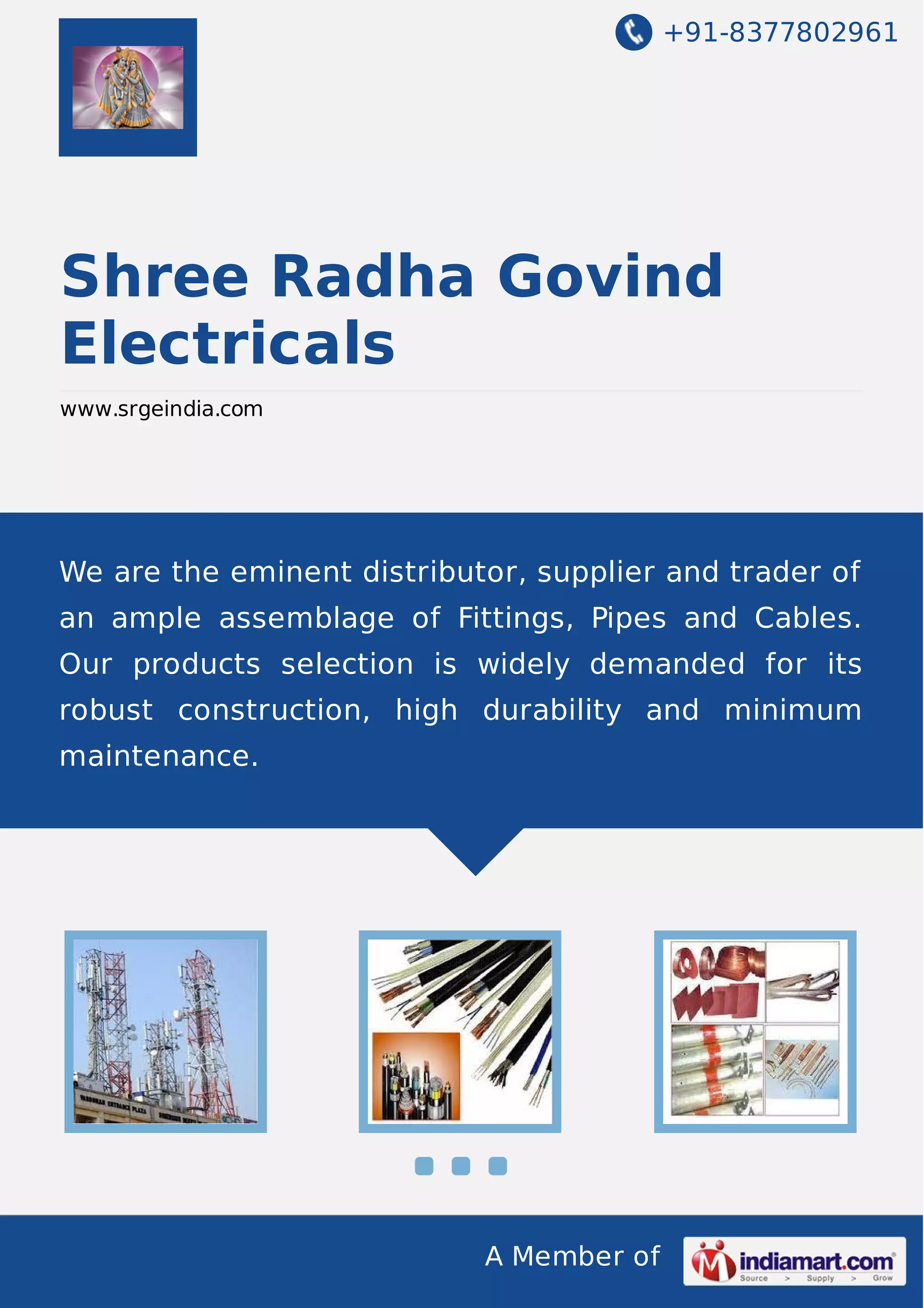 Shree Radha Govind Electricals, Jaipur, PVC Wires & Cables | PDF