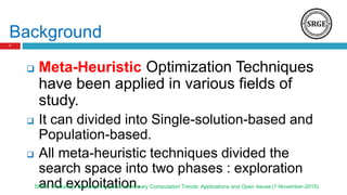 Rules Reduction using Evolutionary Meta-Heuristics | PPT