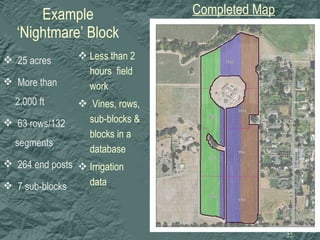 Accurate Vineyard Mapping for Mgmt & Marketing | PPT