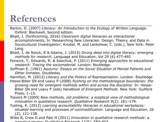 Challenging Methods for Literacy Research | PPTX