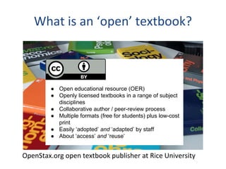 Open textbooks in universities | PPT