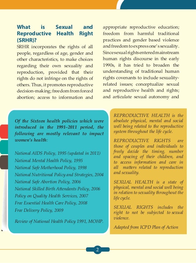 Sexual And Reproductive Health And Rights Of Women In Nepal Srhr
