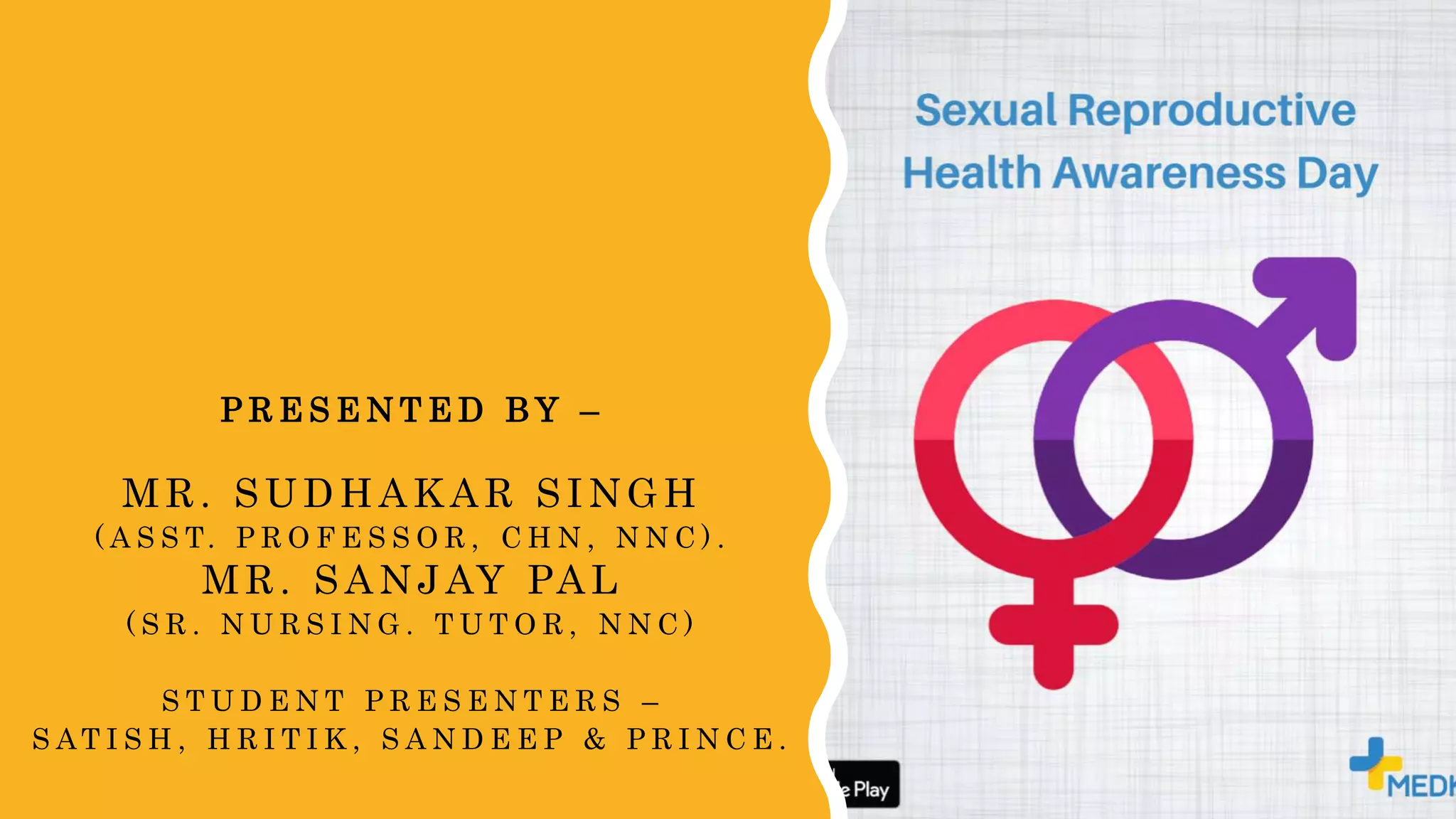 Sexual and Reproductive Health Awareness Day Seminar | PPTX