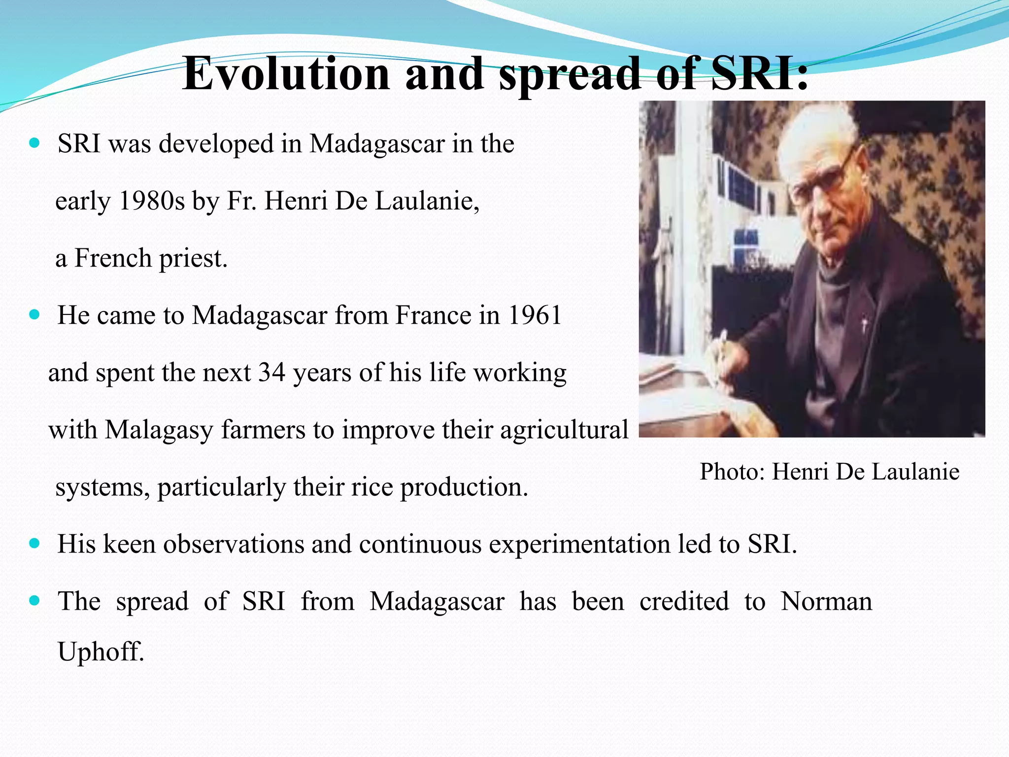 System of rice Intensification (SRI) | PPTX
