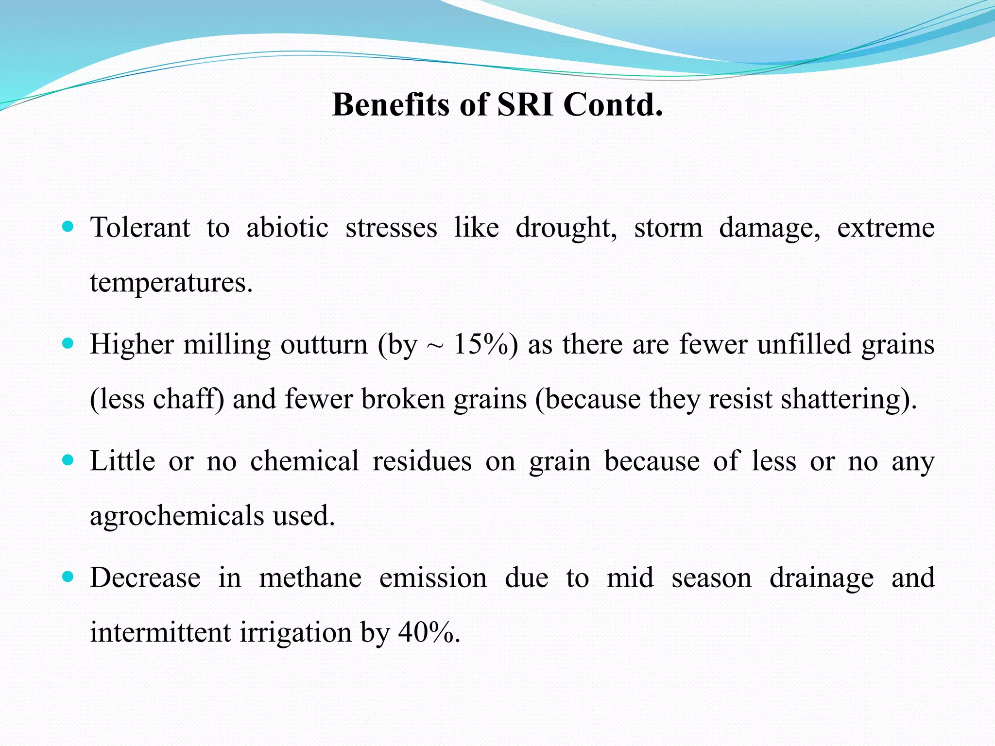 System of rice Intensification (SRI) | PPTX