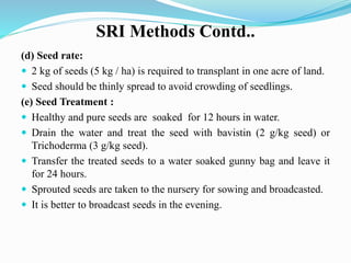 System of rice Intensification (SRI) | PPTX
