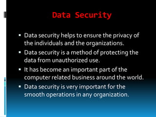 Introduction to Information Security | PPTX