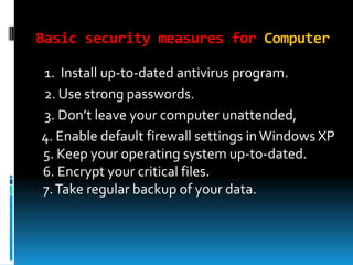 Introduction to Information Security | PPTX