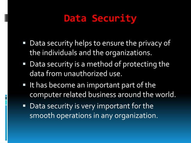 Introduction to Information Security