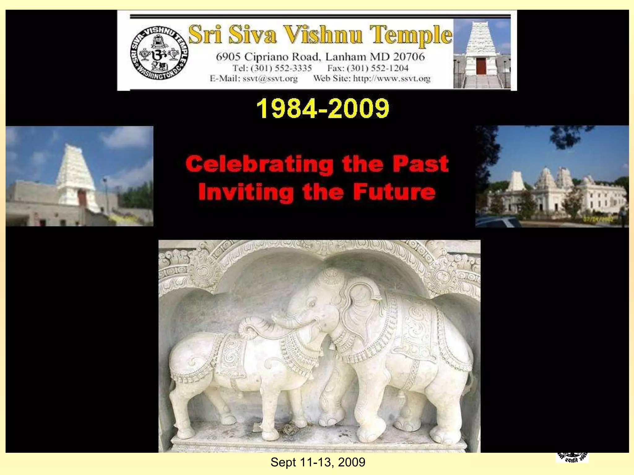 Sri Siva Vishnu Temple - Sushri Mythili Bachu | PPT