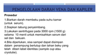 Sri aminingsih puskesmas todanan kelas e_m1_pengambilan darah | PDF