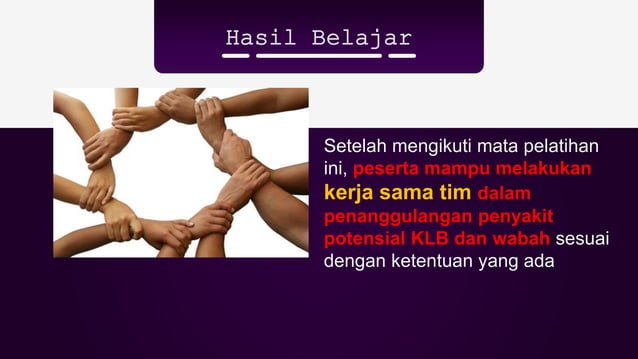 Kerjasama Tim Pelatihan Tim Gerak Cepat TGC | PPTX