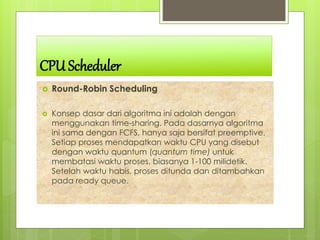 Sri Astuti - Penjadwalan CPU | PPTX