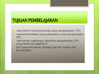 Sri Astuti - Penjadwalan CPU | PPTX