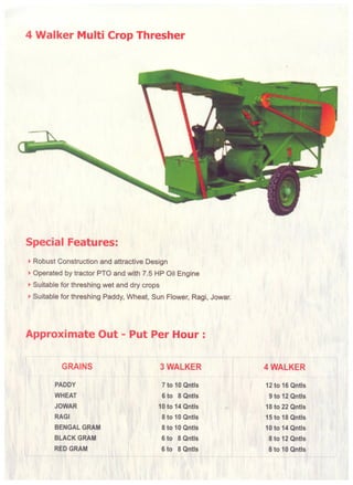 Sri Balaji Industries, Coimbatore, AGRICULTURAL MACHINES | PDF