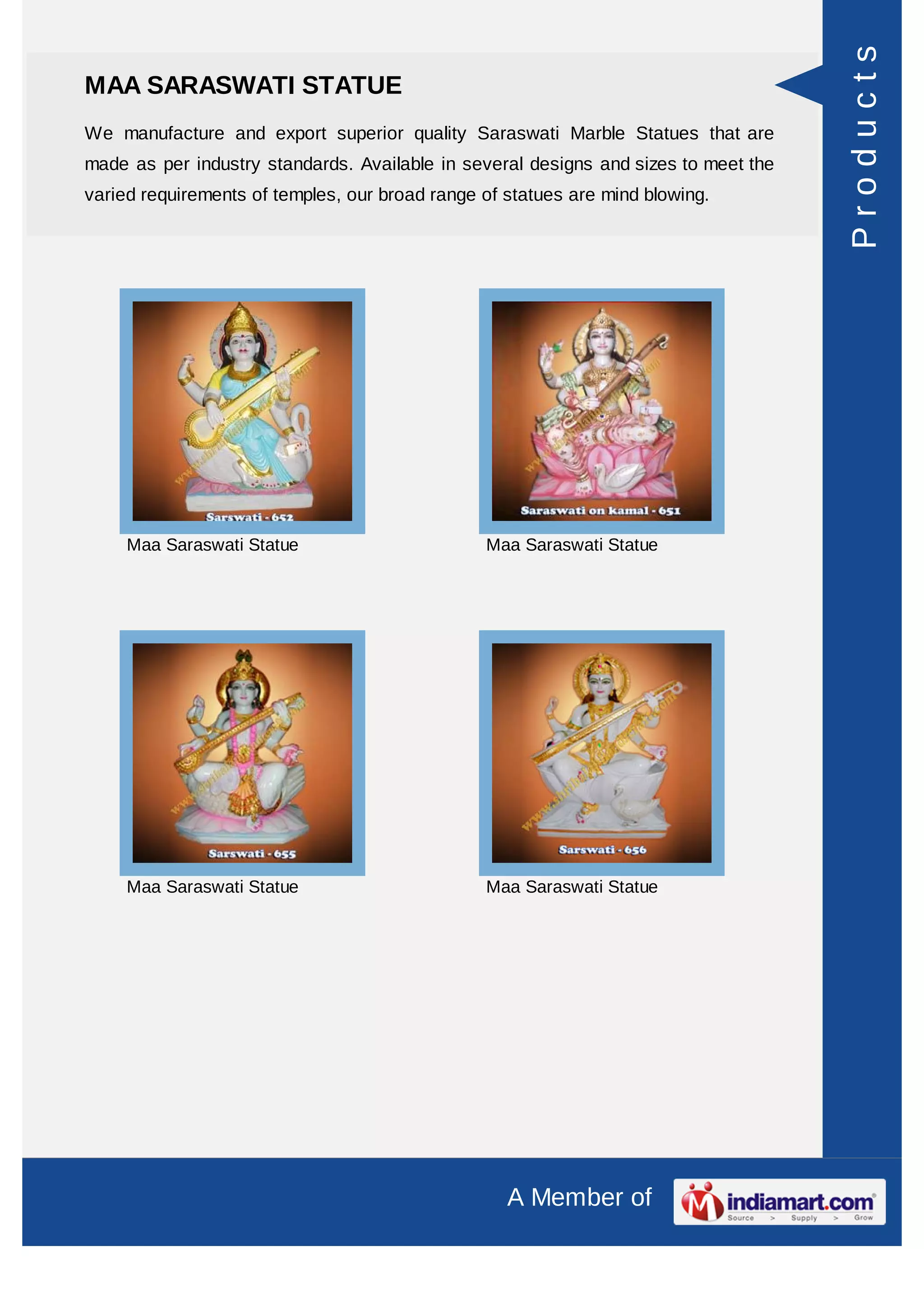 Shri Balaji Murti Kala Kendra, Agra, Marble & Sandstone | PDF